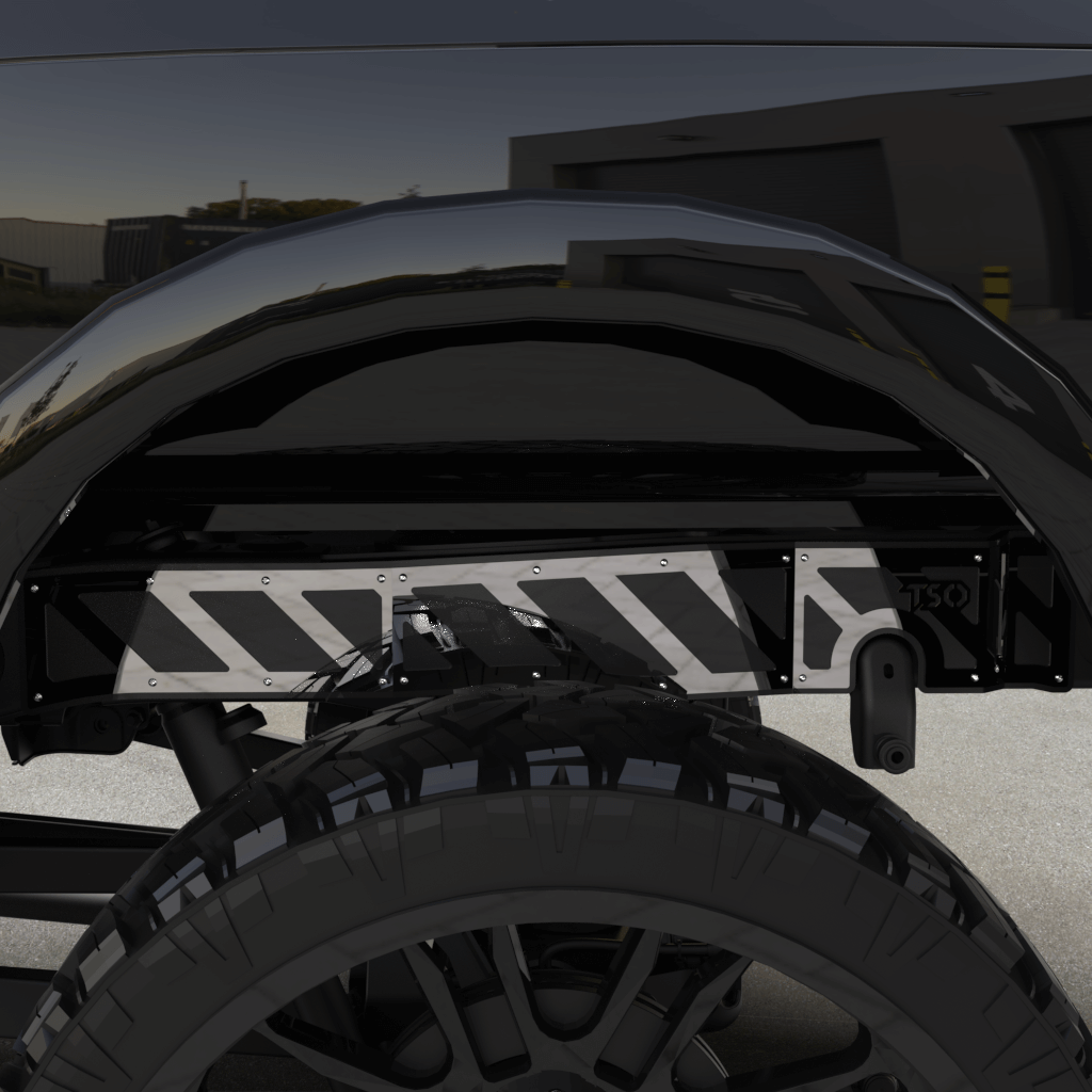 14+ Ram 2500 Rear Frame Overlays - TSO Manufacturing