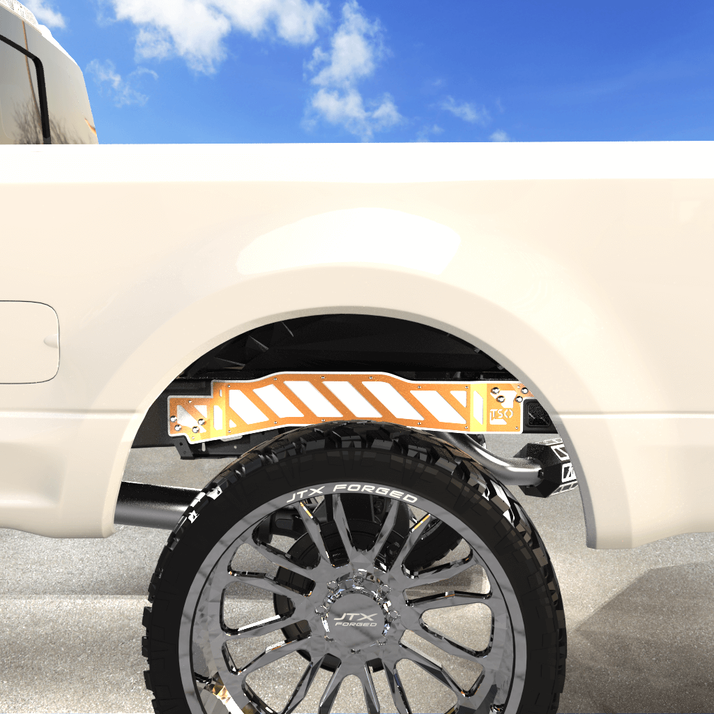 17+ Ford F-250/F-350 Rear Frame Overlays - TSO Manufacturing