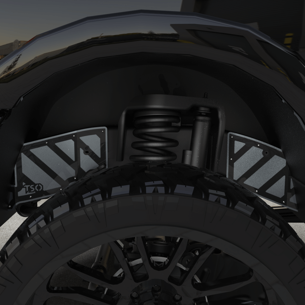 14+ Ram 2500 Front Frame Overlays - TSO Manufacturing