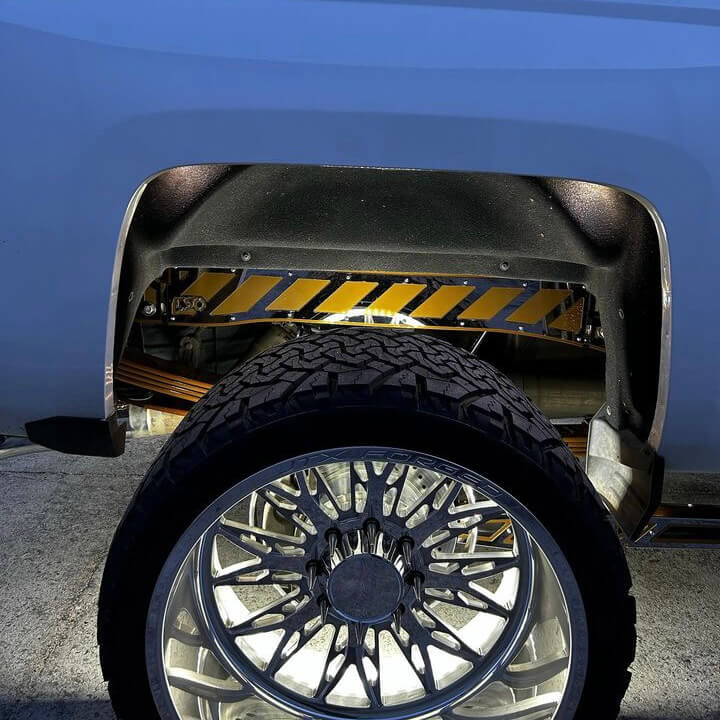 11-19 GM 2500/3500 Rear Frame Overlays - TSO Manufacturing