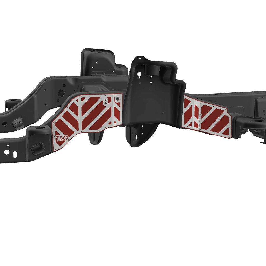 01-10 GM 2500/3500 Front Frame Overlays - TSO Manufacturing